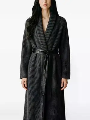 Magda Butrym Ribbed Belted Coat