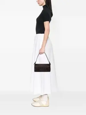 Fendi 2000-2010 Zucchino Canvas Pochette Shoulder Bag