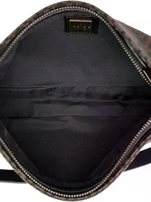 Fendi 2000-2010 Zucchino Canvas Pochette Shoulder Bag