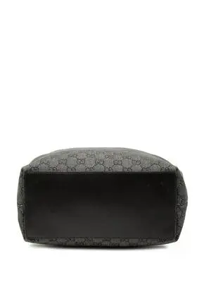 Gucci 2000-2015 Gg Denim Tote Bag - Grey