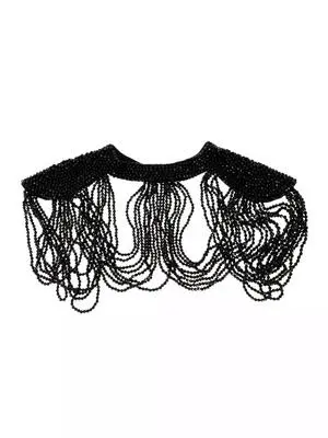 FORTE_FORTE Beaded Fringed Necklace