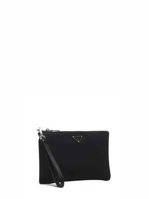 Prada Accessori Pelletteria Black Pouch