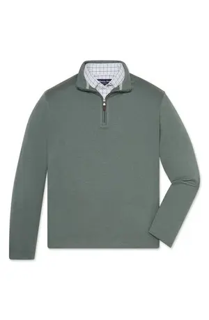Mizzen+main Kpi Quarter Zip Sweater - Hemlock