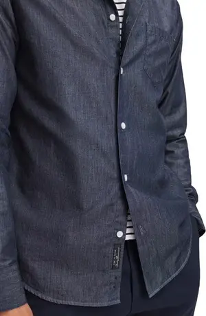 Rag & Bone Tailored Pocket Cotton Button Down Shirt