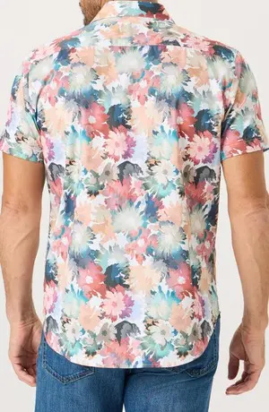 Robert Graham Primsland Short Sleeve Button Up Shirt