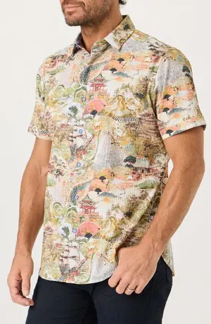 Robert Graham Tengu Short Sleeve Button Up Shirt - Multi