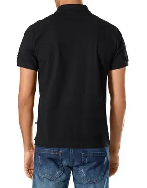 Philipp Plein Slim Fit Polo Shirt Ss "double Colors