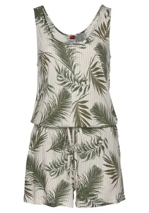 LASCANA Sleeveless Print Romper