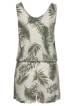LASCANA Sleeveless Print Romper