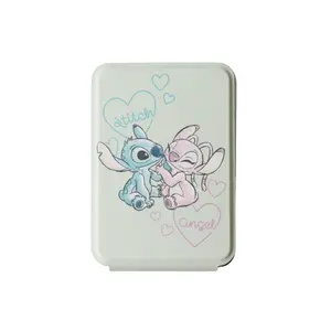 IMPRESSIONS VANITY Stitch "better Together" Folio Led Compact Mirror - Green