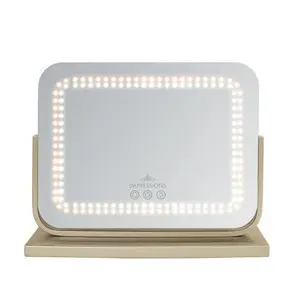 IMPRESSIONS VANITY Allura Tri-tone Led Makeup Mirror With Bluetooth Speakers - Metallic Gold