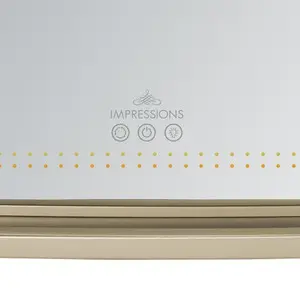 IMPRESSIONS VANITY Allura Tri-tone Led Makeup Mirror With Bluetooth Speakers