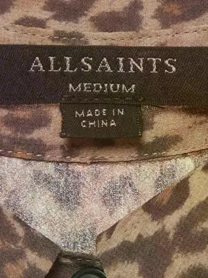 ALLSAINTS Lizzy Patch Leopard-print Dress