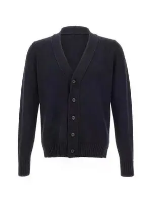 Alpha Studio V-neck Cardigan - Blue