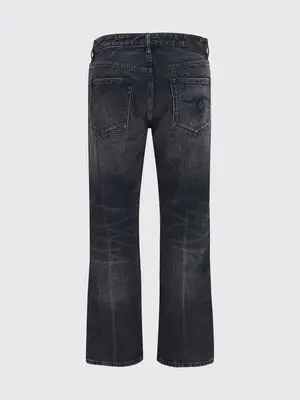R13 Mid-rise Straight Five-pocket Jeans In Cotton Denim