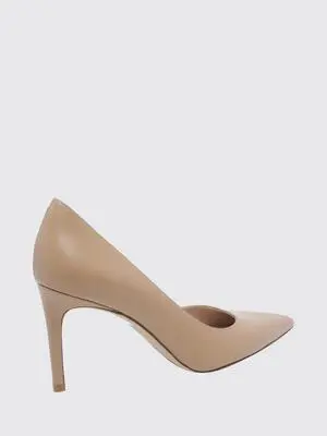 STUART WEITZMAN Power Smooth Calf Leather Pumps With Stiletto Heel