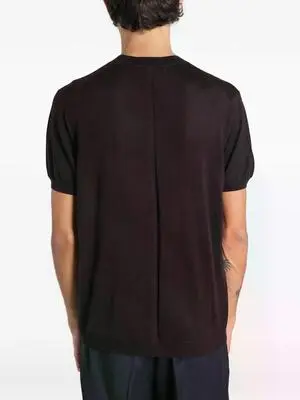 LOW BRAND K123 Fine-knit T-shirt