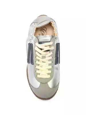 PURAAI Logo-patch Metallic Sneakers