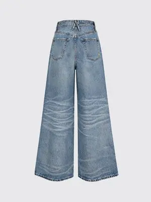 CYCLE Big Low High-waisted Wide-leg Denim Jeans With Belt