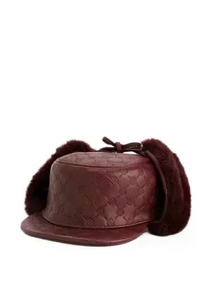 DAILY PAPER Monogram-embossed Chapka Hat