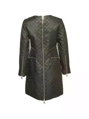 Marc Jacobs Checked Zip-detail Mini Dress