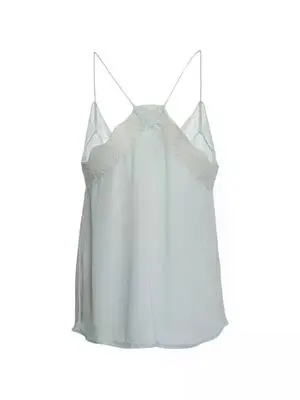 Zadig&Voltaire Cami Lace-trim Tank Top