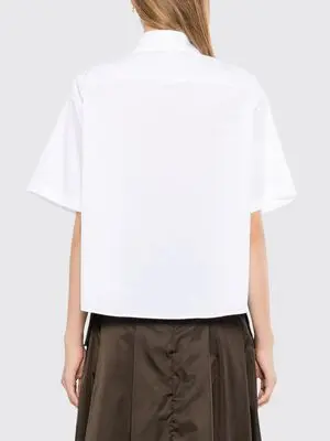 Kenzo Boke Flower Logo Cotton Poplin Bowling Shirt