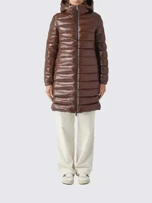 Herno Knee-length Quilted Nylon Puffer Coat With Hood And Zip Closure - Dark