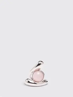 PANCONESI Ascolto Aura Asymmetrical Crystal-embellished Ring In Plated Brass - Silver