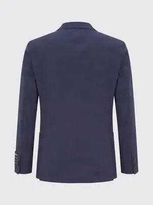 BOSS Single-breasted Stretch Polyester Blazer With Notch Lapels And Patch Pockets
