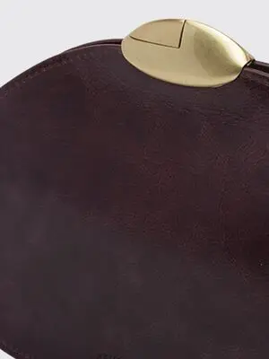 Benedetta Bruzziches Belle De Jour Calfskin Leather Clutch With Asymmetrical Shape