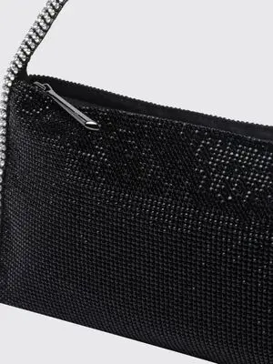 Benedetta Bruzziches Your Best Friend Aluminum Mesh Shoulder Bag With Crystals
