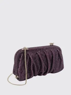 Benedetta Bruzziches Venus Draped Crystal Mini Bag With Removable Strap