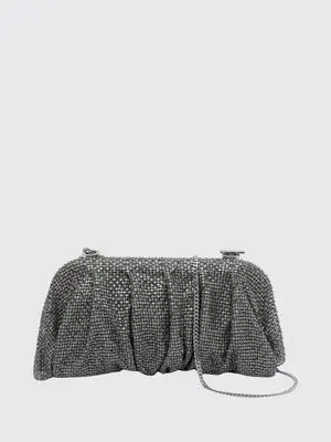 Benedetta Bruzziches Venus Draped Crystal Mini Bag With Removable Strap - Silver