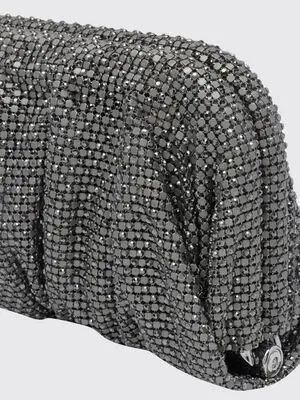 Benedetta Bruzziches Venus Draped Crystal Mini Bag With Removable Strap