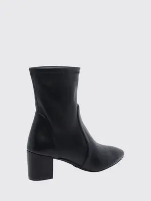 STUART WEITZMAN Yuliana Smooth Leather Ankle Boots With A Block Heel