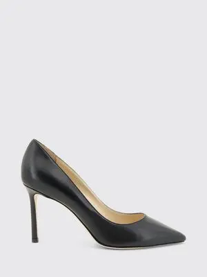 JIMMY CHOO Romy Leather Pumps With High Stiletto Heel
