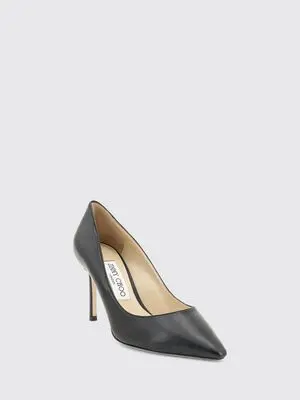 JIMMY CHOO Romy Leather Pumps With High Stiletto Heel