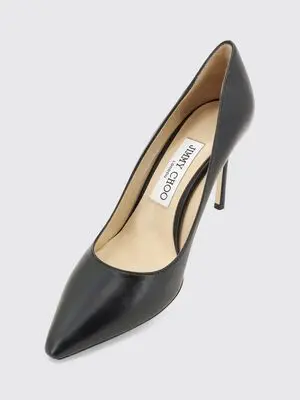 JIMMY CHOO Romy Leather Pumps With High Stiletto Heel