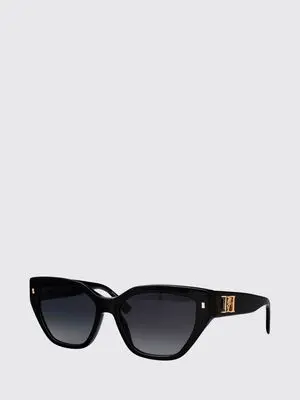 Dsquared2 Cat-eye Acetate Sunglasses With Monogram - Black