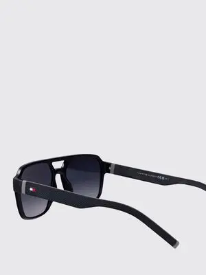 Tommy Hilfiger Double Bridge Polyamide Aviator Sunglasses