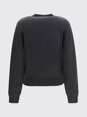 LEMAIRE Crewneck 100% Cashmere Cardigan With Ribbed Trims