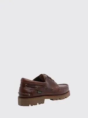 Paraboot Briac Smooth Calfskin Boat Shoes With Laces