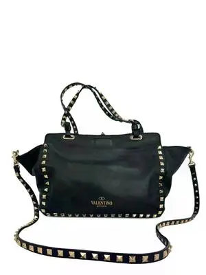 VALENTINO Rockstud Leather Tote Bag