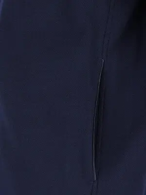 Zegna Felpa In Lana Misto Cotone E Seta Con Zip