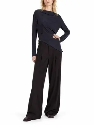 ALYSI Blusa Asimmetrica Crepe De Chine