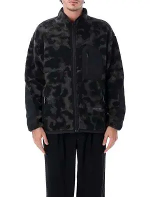 AND WANDER Fleece Zip Jacket With Chest Pocket