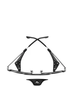 Carrera Eyewear Perforated-shield Pilot-frame Sunglasses