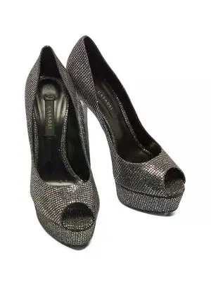 Casadei Glitter Platform Pumps