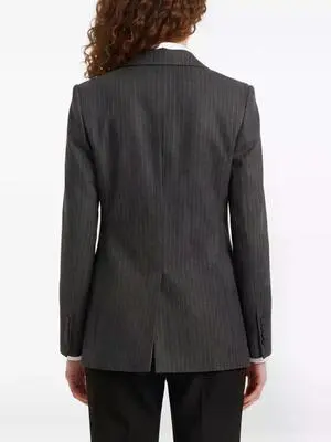 SUTTON NEW YORK Pinstripe Single-breasted Blazer